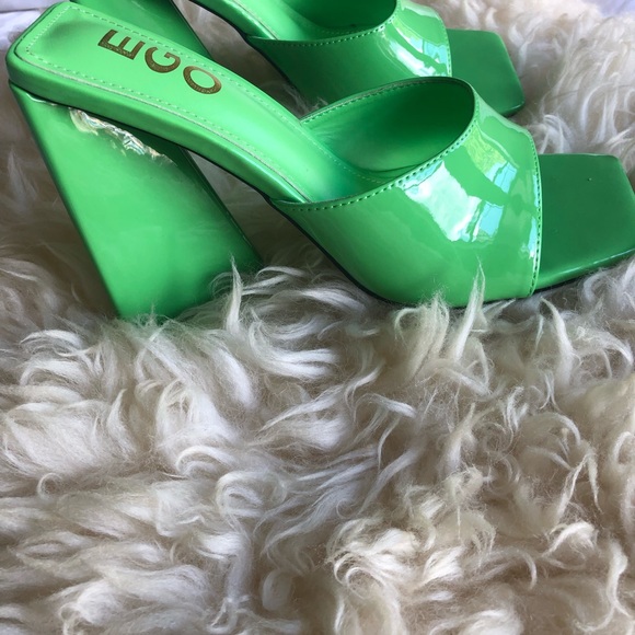 EGO | Shoes | Ego Lime Green Mules Size 7 | Poshmark